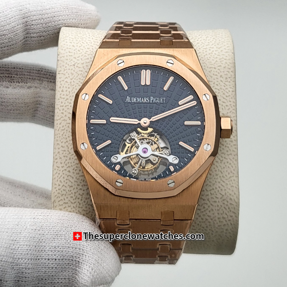 Audemars Piguet Royal Oak Jumbo Extra-Thin Blue Dial | Swiss Clone ...